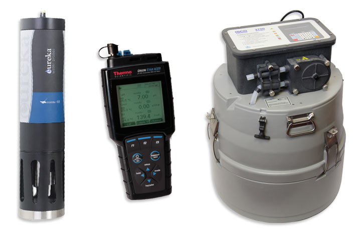 Rental Instrumentation from RS Hydro: flow, level & water quality